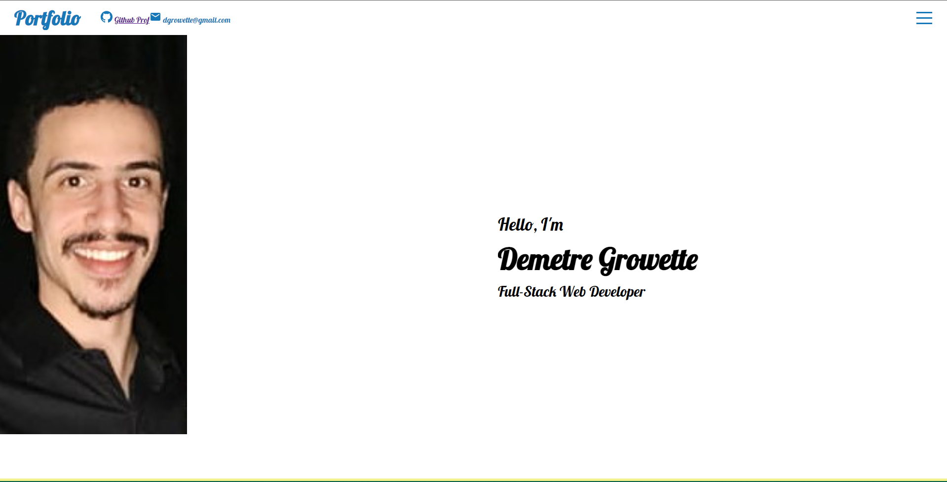 GitHub - Trane7/my-react-portfolio