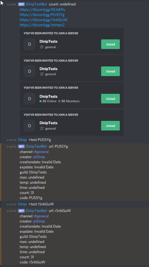 Store Invite Info not returning some infos · Issue #299 · dbm-network/mods · GitHub