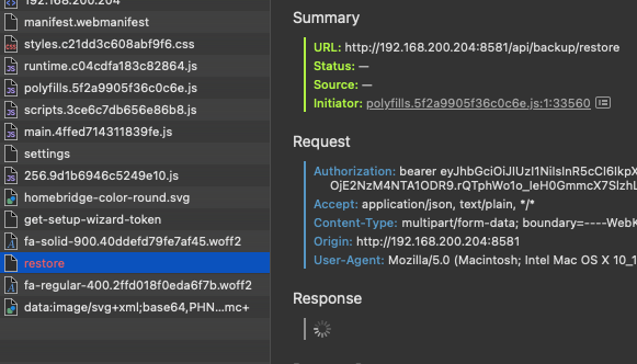 Restore Backup does not work · Issue #489 · homebridge/docker-homebridge · GitHub