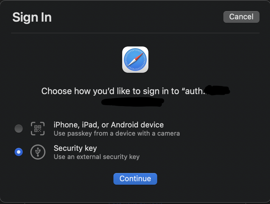 iOS: Webauthn gesture detection. · Issue #2970 · authelia/authelia · GitHub