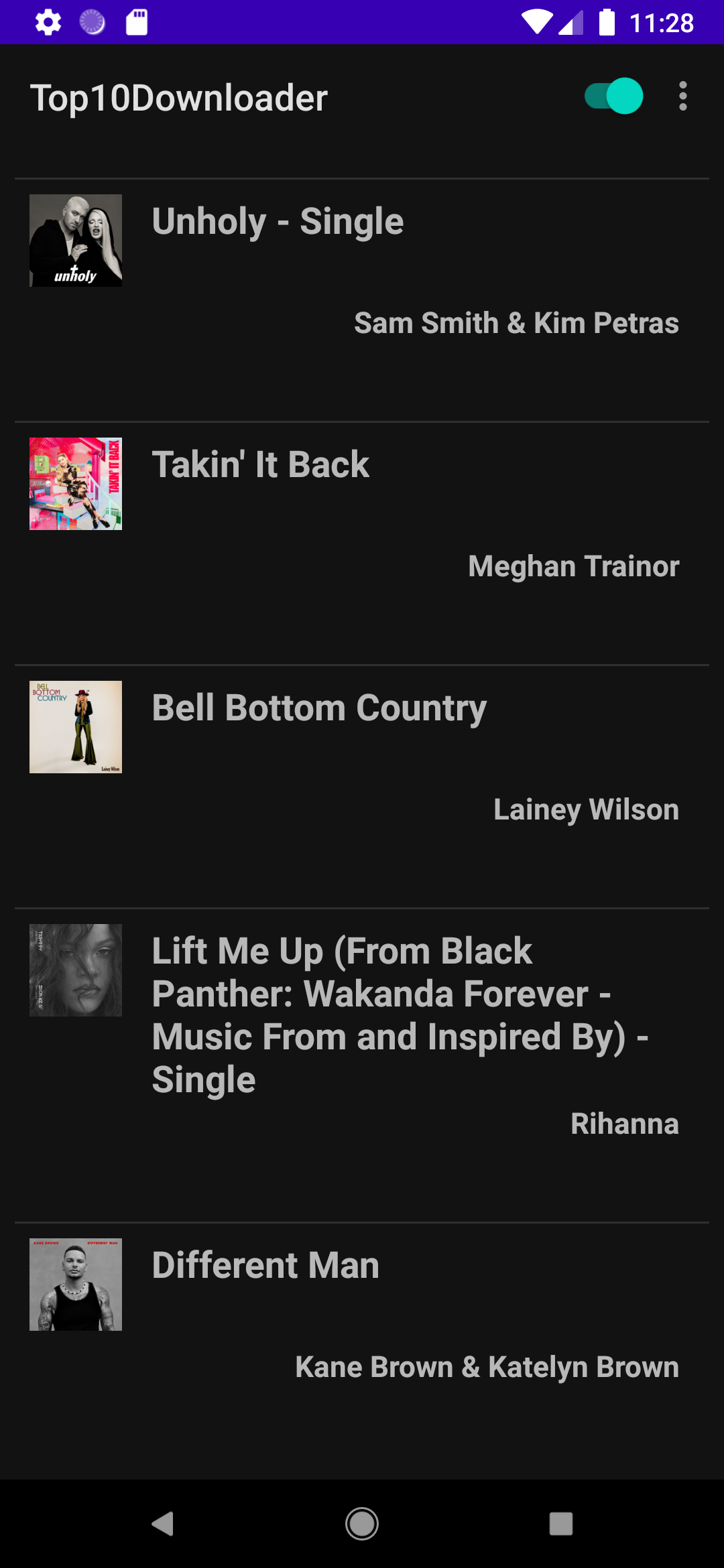 GitHub - Meizzy/Top10DownloaderApp