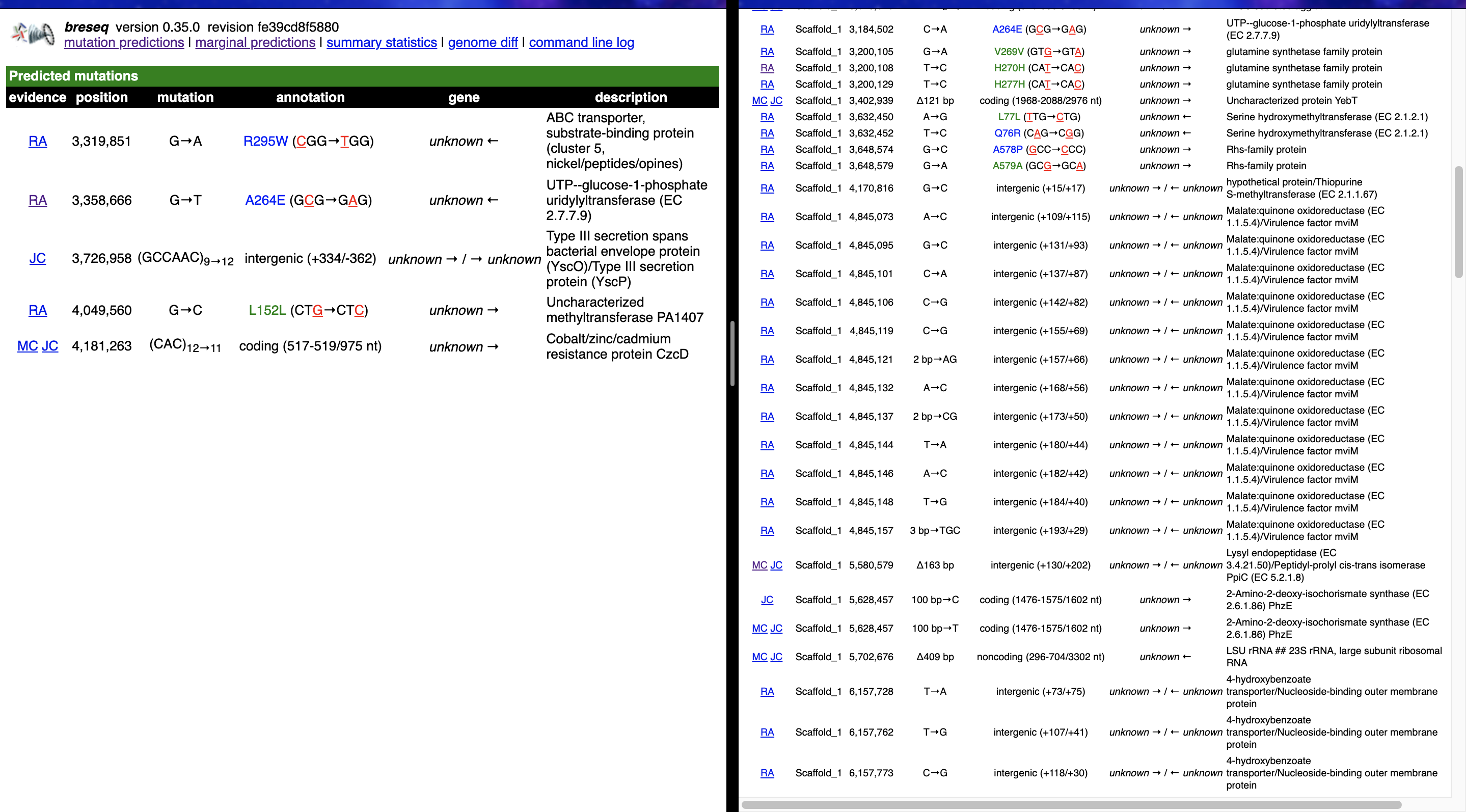 Compare Breseq analysis from closed reference genome and draft control genome · Issue #285 ...