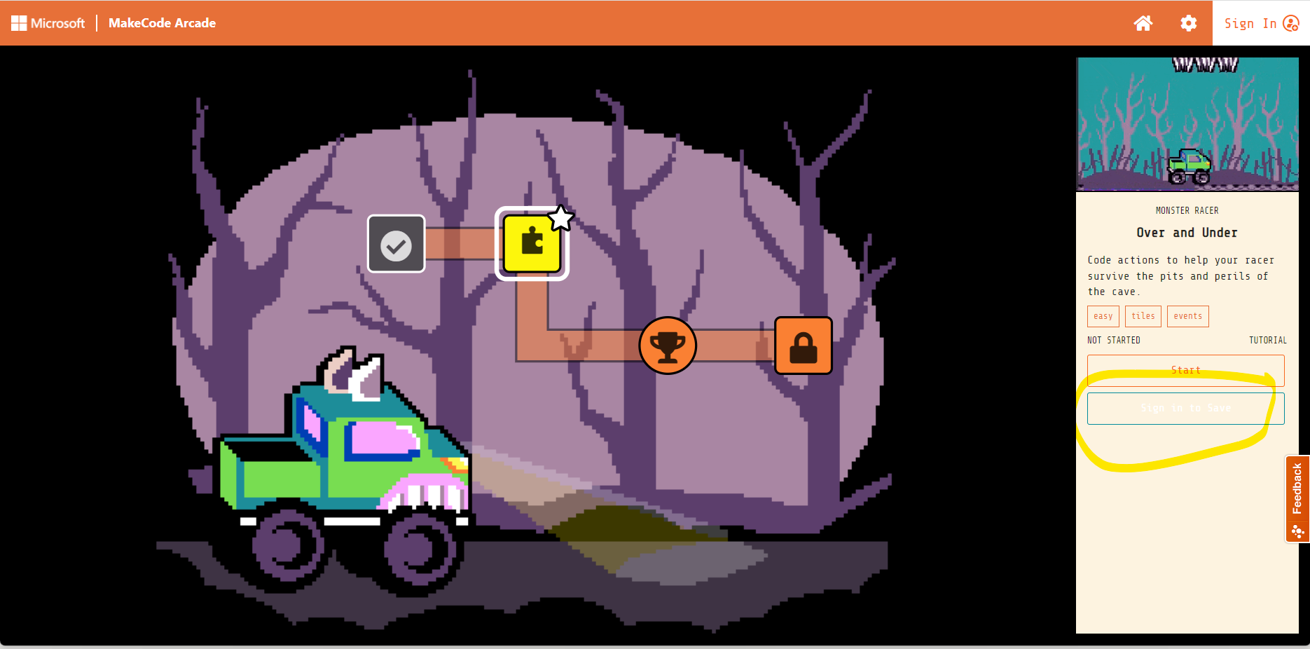 Update skillmap primary and secondary button designs · Issue #4630 · microsoft/pxt-arcade · GitHub