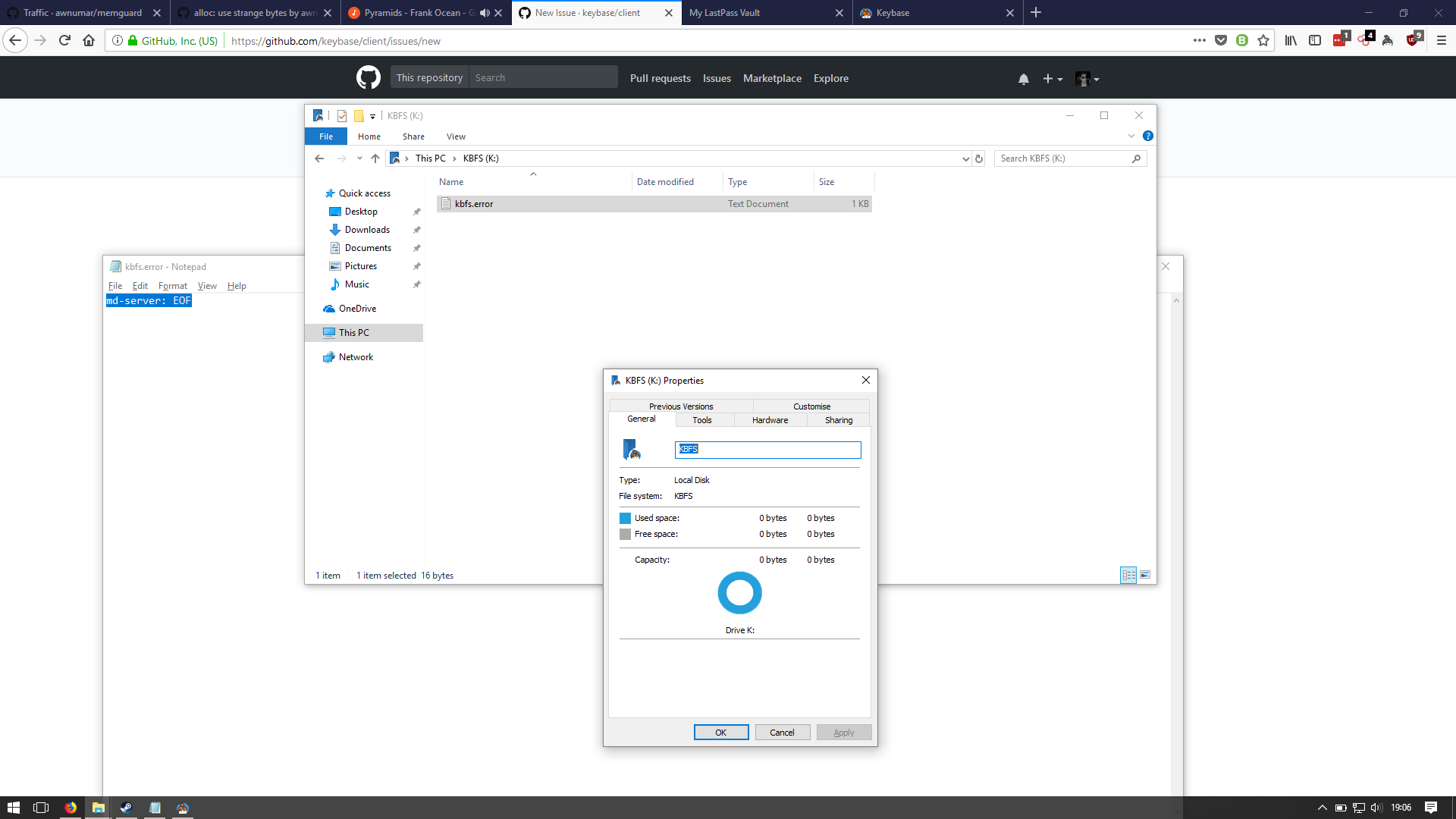 Kbfserror On Mount · Issue 11402 · Keybaseclient · Github