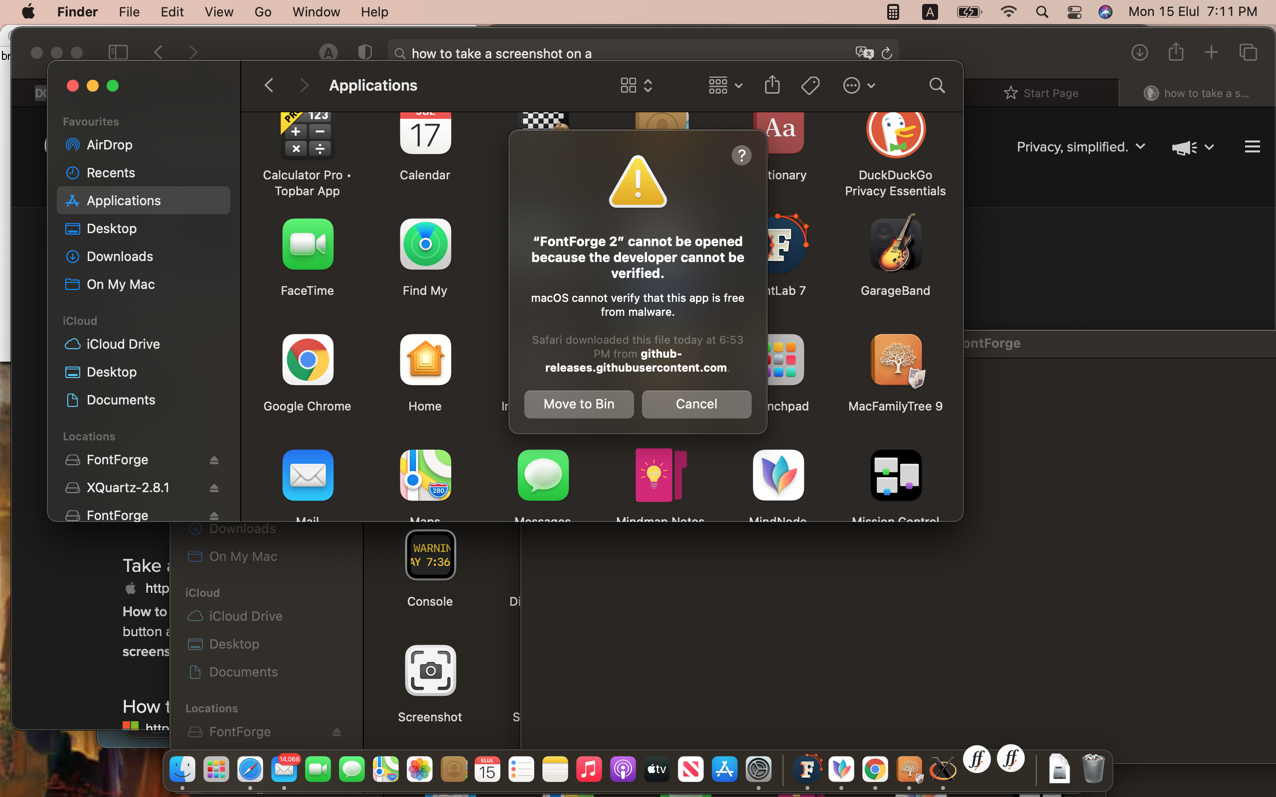 Having difficulty installing FontForge on my Macbook Pro running BigSur 11.5 · Issue #4793 ...