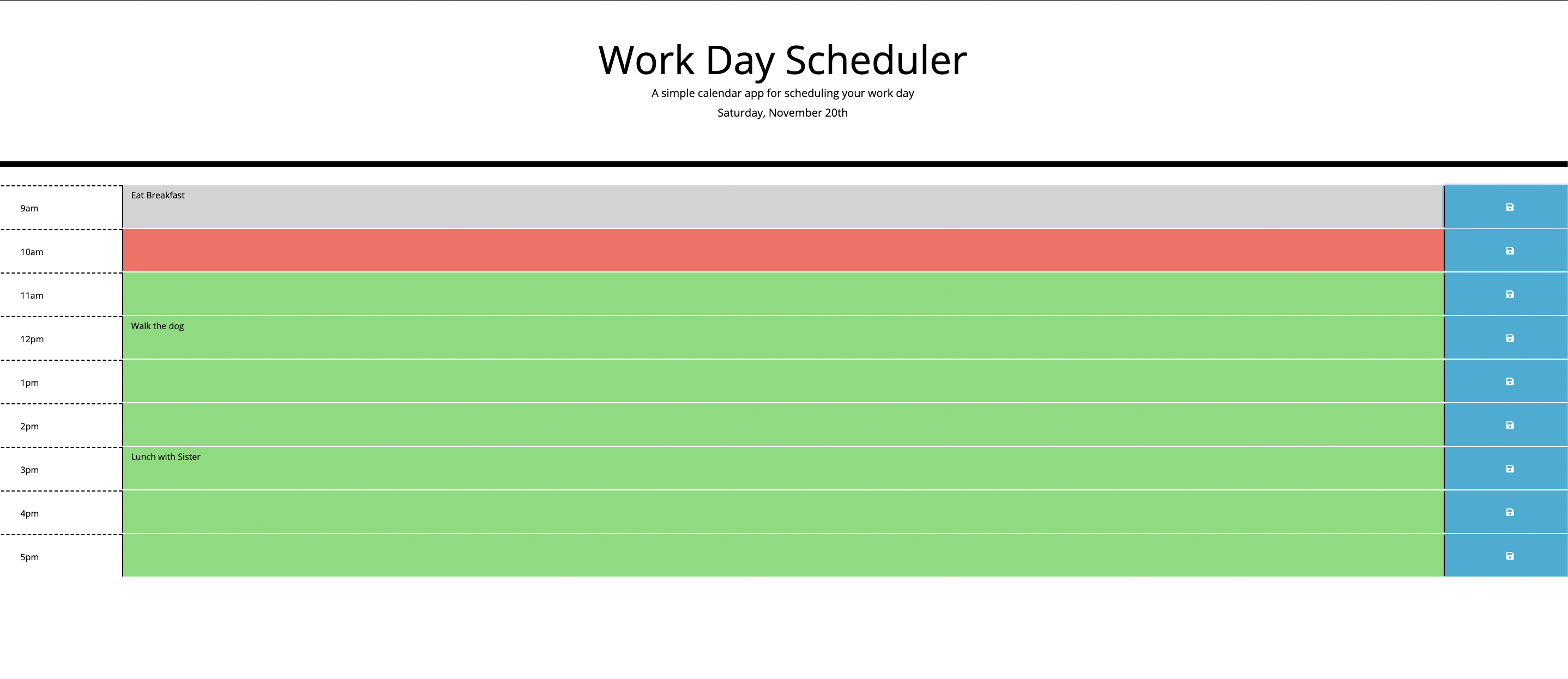 GitHub - Psong562/workDayScheduler
