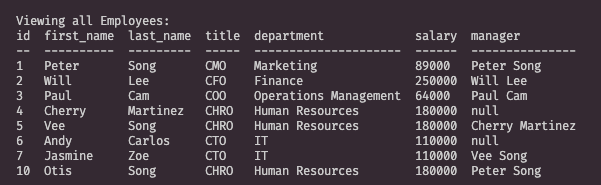 GitHub - Psong562/EmployeeTracker