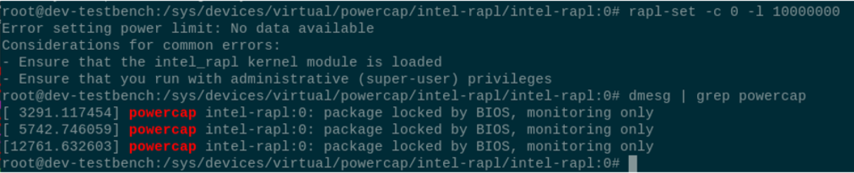 sysfs write failed /sys/devices/virtual/powercap/intel-rapl/intel-rapl:0/enabled · Issue #148 ...