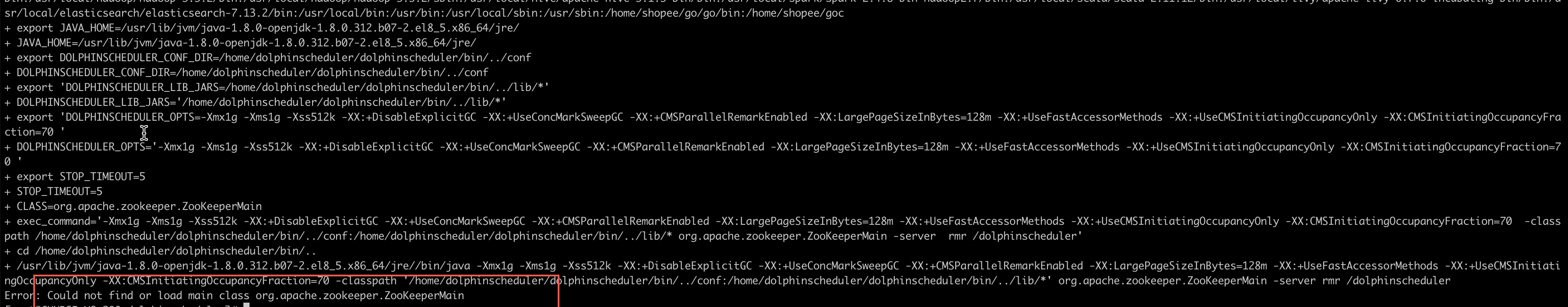 Could not find or load main class org.apache.zookeeper.ZooKeeperMain · Issue #10029 · apache ...