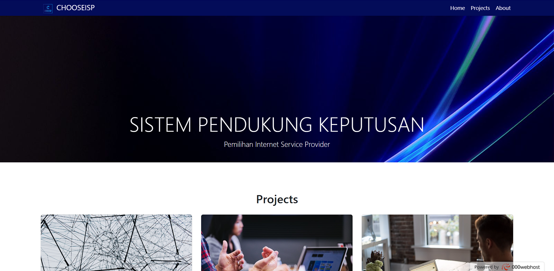 GitHub - cheesekimbapp/CHOOSEISP: Web Sistem Pendukung Keputusan (SPK) CHOOSEISP dengan ...