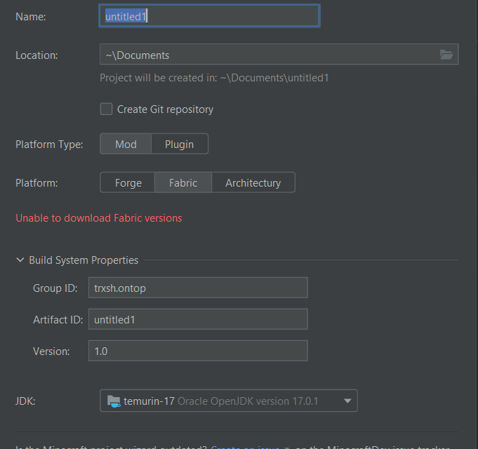 unable to fetch fabric versions · Issue #2123 · minecraft-dev ... unable to fetch fabric versions · Issue #2123 · minecraft-dev ...