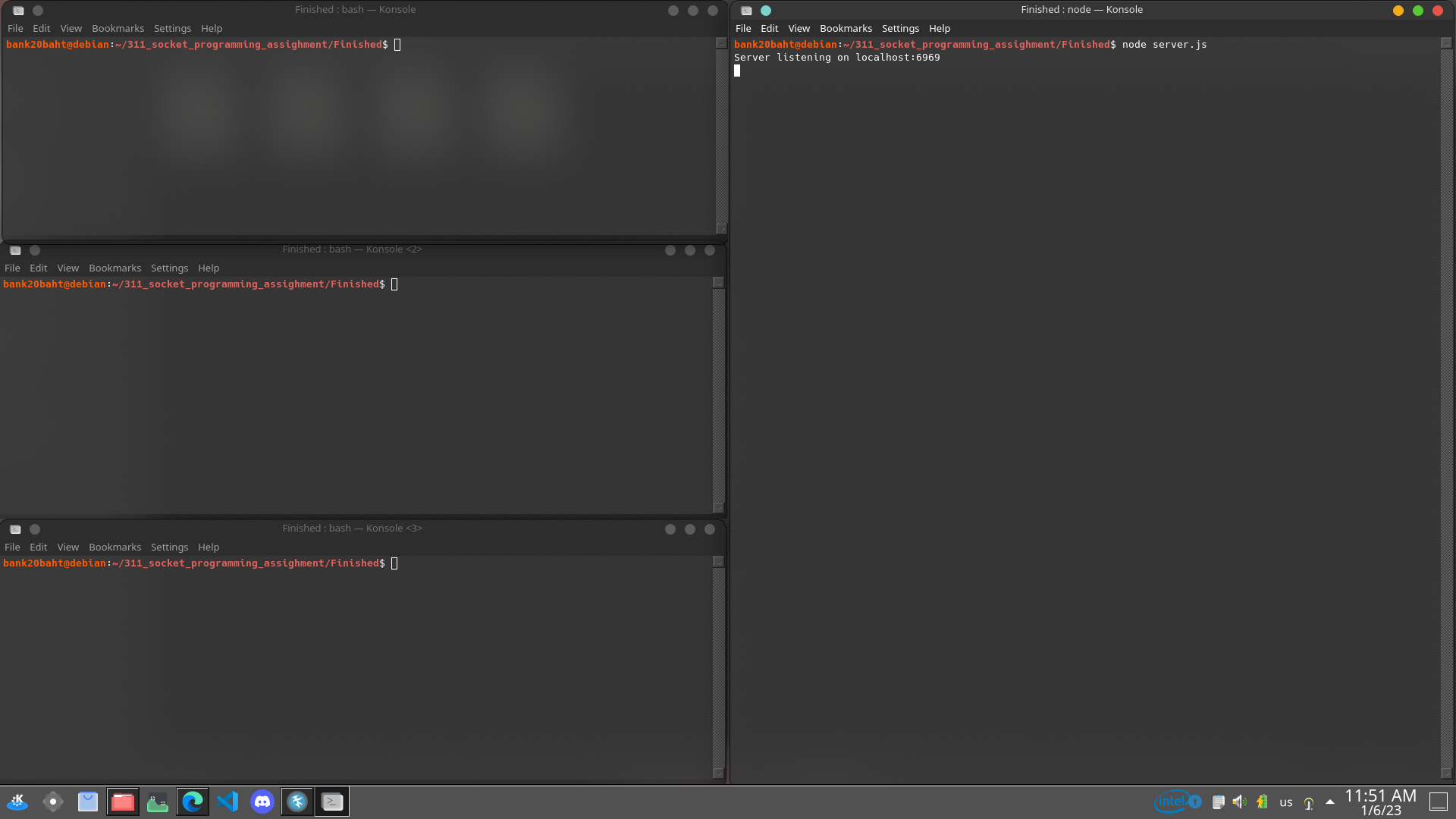 GitHub - bank20baht/socket_programming: homework 240-311 client / sever
