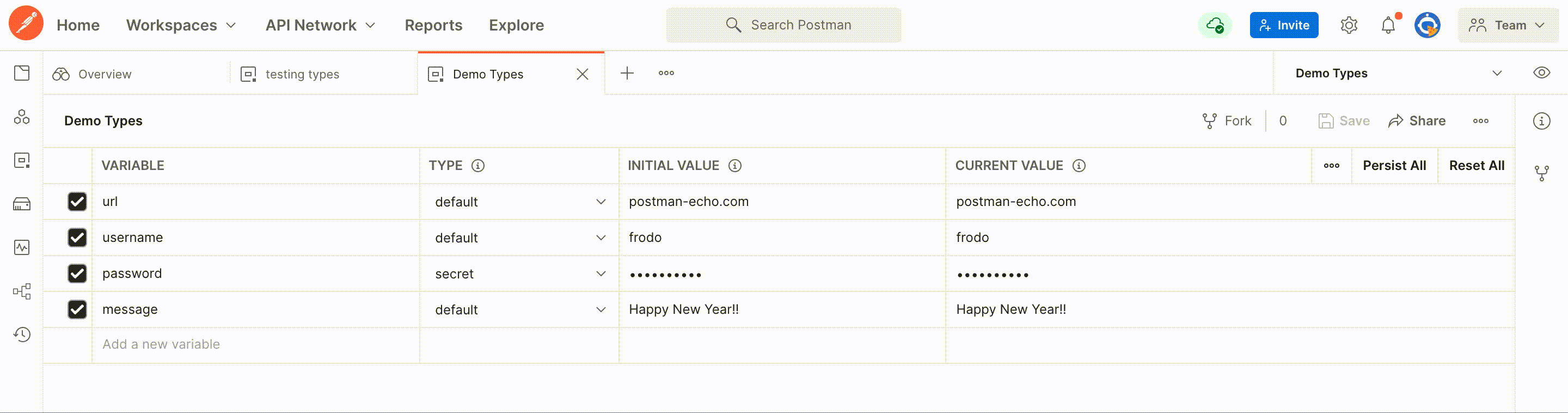 Feature Request: Secure variable option · Issue #6639 · postmanlabs/postman-app-support · GitHub