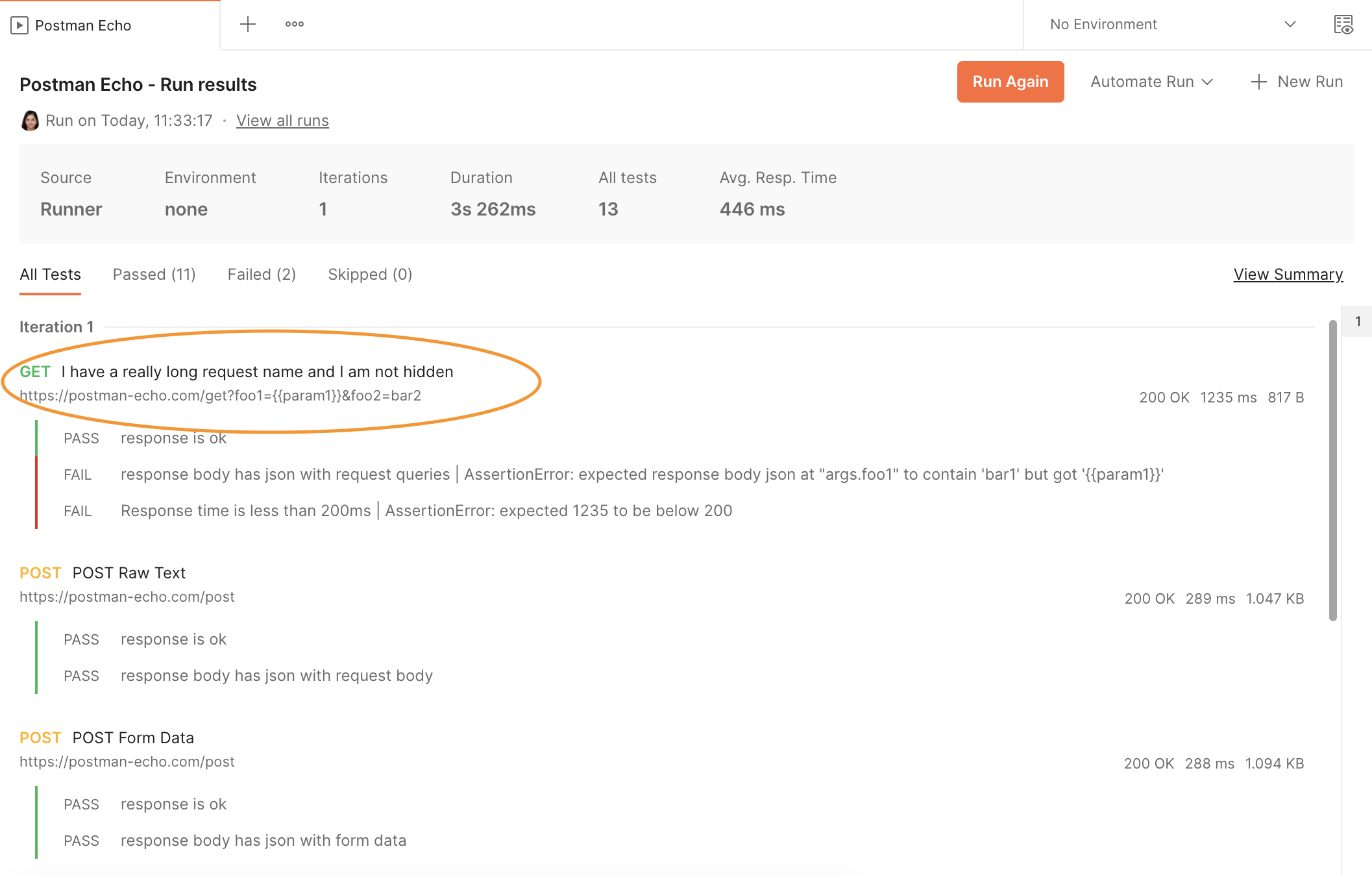 Request names are being half-hidden with "..." in Postman runner. · Issue #10015 · postmanlabs ...