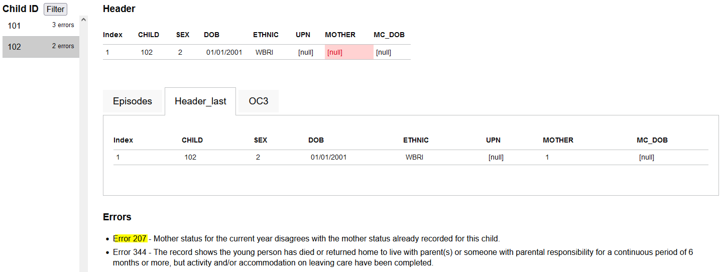 Bug: Rule 207 - Should not apply to care leavers · Issue #600 · data-to-insight/csc-validator-be ...