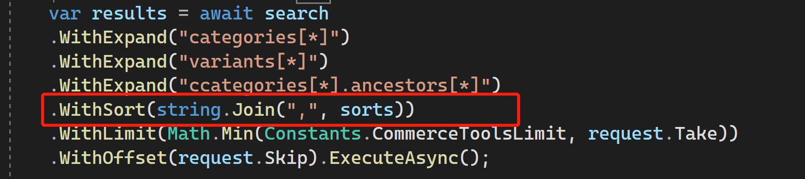 It Does Not Work About Sorting By Scopedprice In Productprojectionsearch · Issue 143