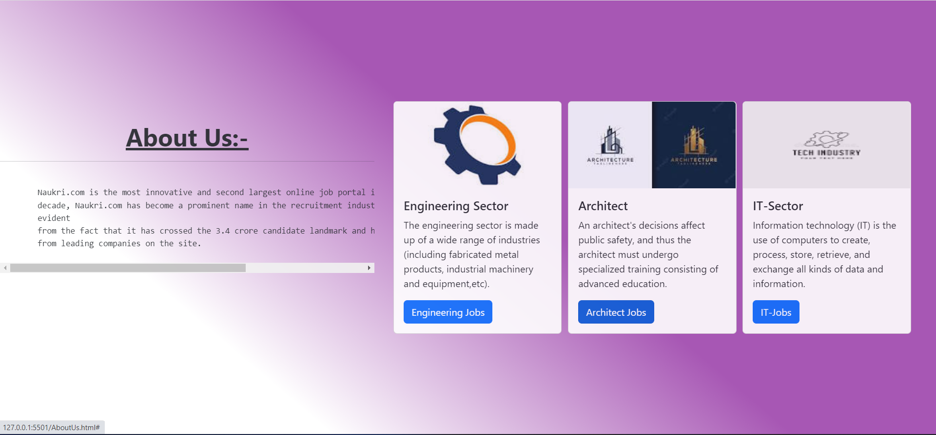 GitHub - SLAYEEERRR/Job-Portal: Its a "Job Portal" created using pure ...