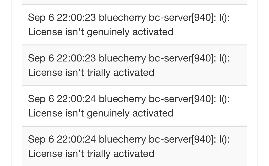 After adjusting CPU and RAM (VM), machine fingerprint change causes license status to change to ...