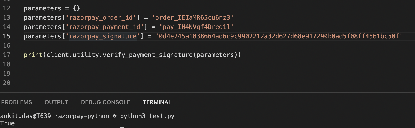 Behaviour Not Clear · Issue #106 · razorpay/razorpay-python · GitHub
