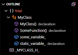 C++ source files - need ability to group by type in the outline view of ...