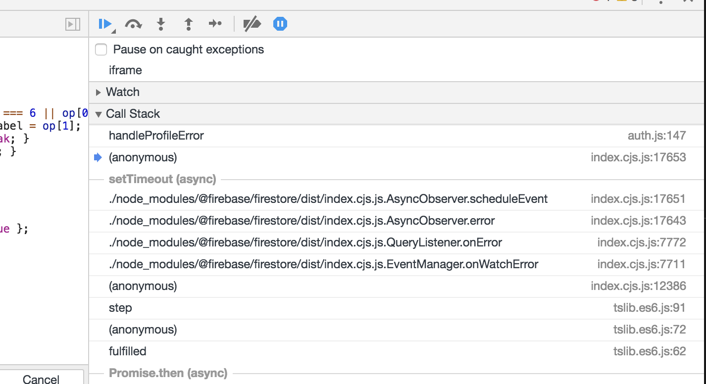 Logout causes permission_denied errors · Issue #494 · prescottprue/react-redux-firebase · GitHub