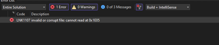LNK1107 invalid or corrupt file : cannot read at 0x 1E05 · Issue #7 · aderfa/star_rail · GitHub