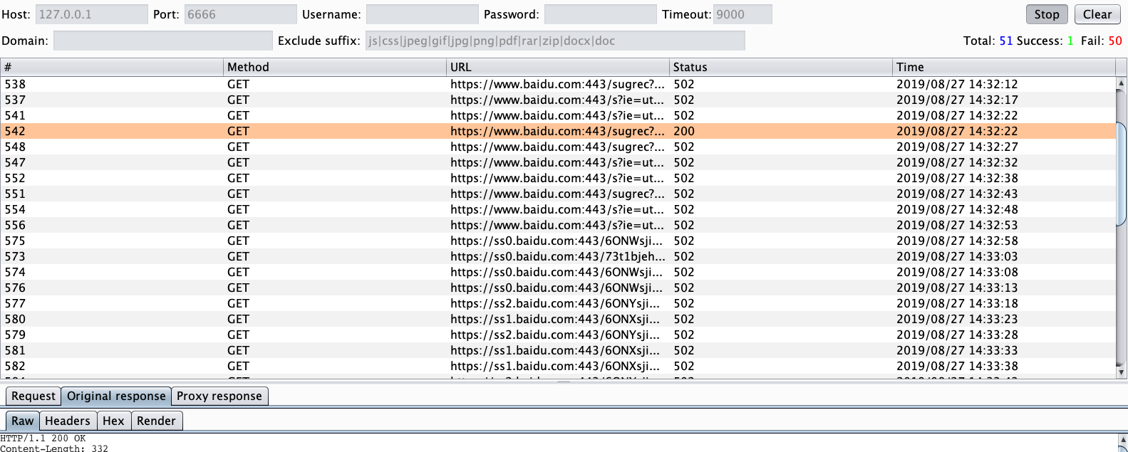 和xray配合使用的时候，基本请求都是502 · Issue #4 · c0ny1/passive-scan-client · GitHub