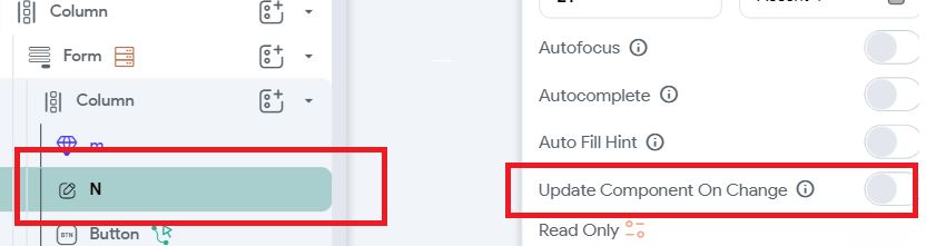 Api requests called twice, and texField call request even when "update comp onchange" is off ...