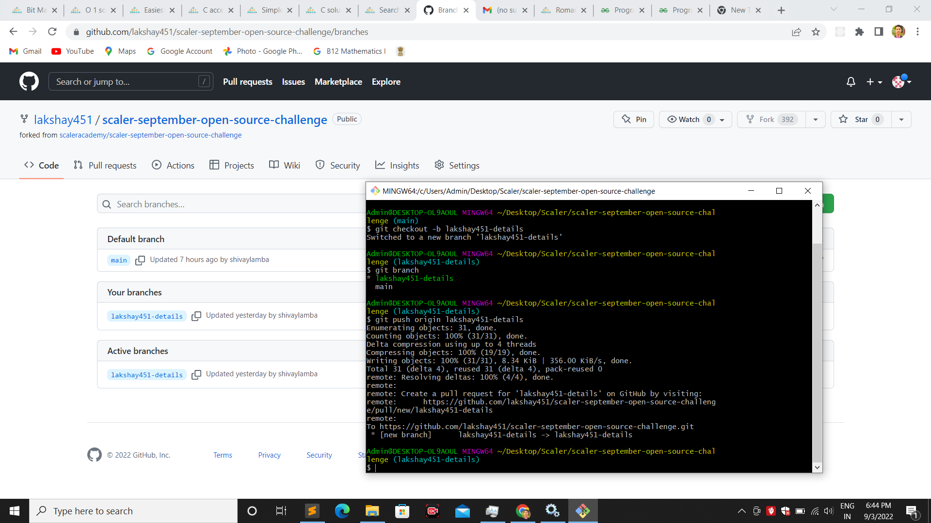 Challenge 1 , 2 , 3 & 4 · Issue #333 · scaleracademy/scaler-september ...