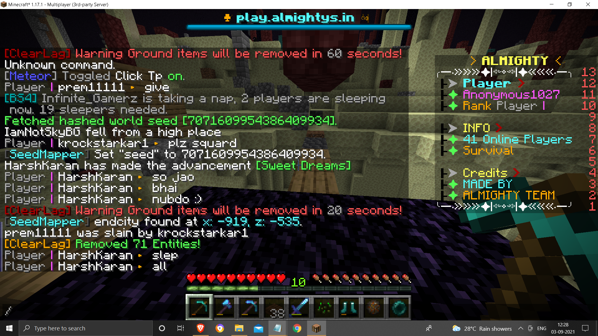 does not work on multi player · Issue #41 · 19MisterX98/SeedcrackerX · GitHub