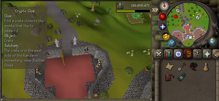 Minimap arrow pointing towards wrong crate · Issue #1915 · runelite ...