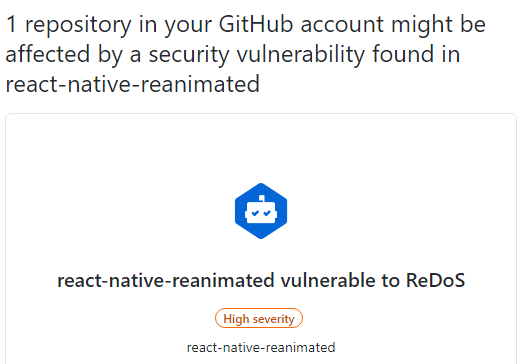 Vulnerable To Redos Alert When Installing With Npm · Issue 3665