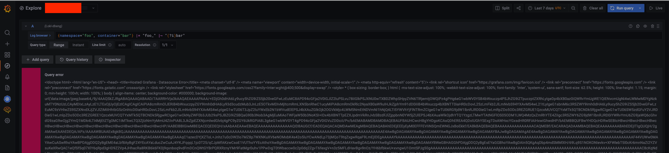Loki Datasource Throws A 502 But Logcli Works Fine · Issue 4882 · Grafanaloki · Github
