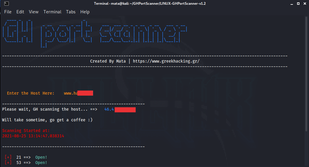 GitHub - MataGreek/GHPortScanner: This is a portscanner of greehacking ...