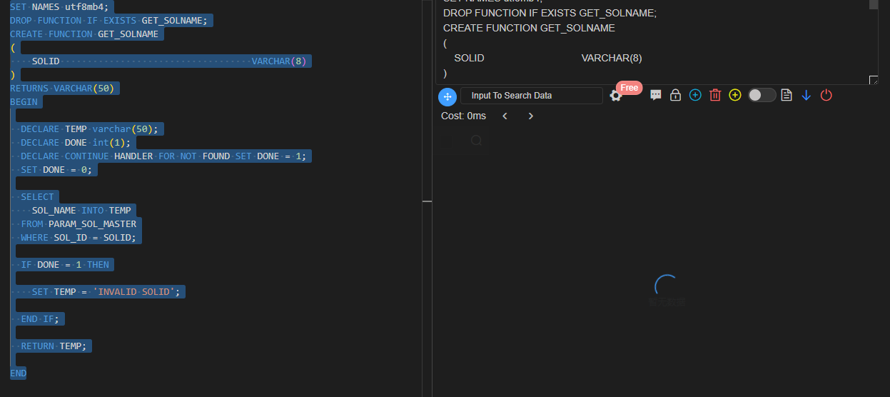 [BUG] - MYSQL - Procedure and Function Update - New issue noticed from Today · Issue #513 ...
