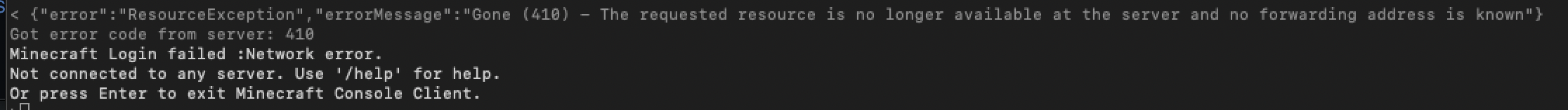 Console Client not working with Microsoft Account gives Network Error · Issue #1737 · MCCTeam ...