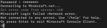 Console Client not working with Microsoft Account gives Network Error · Issue #1737 · MCCTeam ...