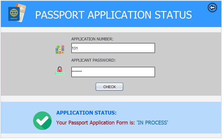 GitHub - Shreeyesh3920/Passport-Status-Tracking-System