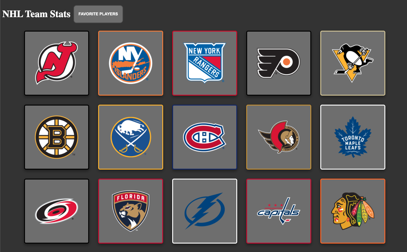 GitHub - landonskinner/nhl-fantasy-app: An app that allows the user to ...