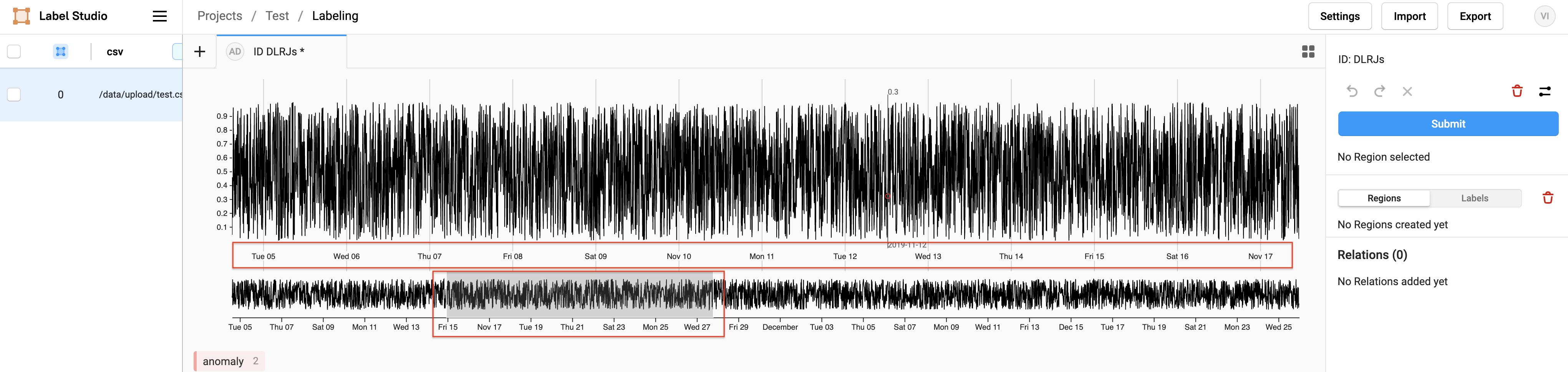 Time-series sliding window doesn't affect the time axes · Issue #1407 · HumanSignal/label-studio ...