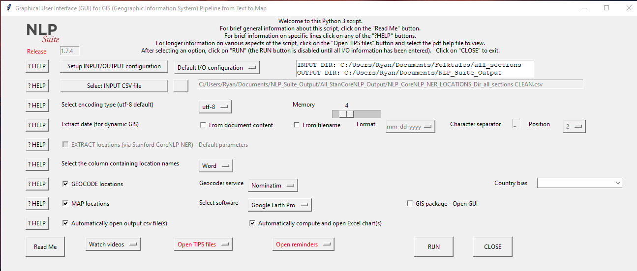 [BUG]: Key Error: "Location" and Tkinter exception · Issue #416 · NLP-Suite/NLP-Suite · GitHub