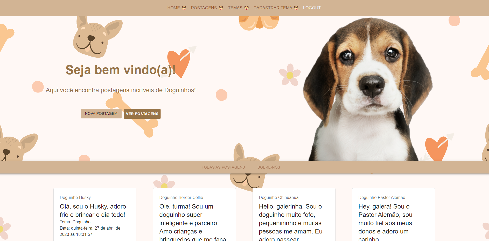 GitHub - jennifer-cruz/blogPessoalReact