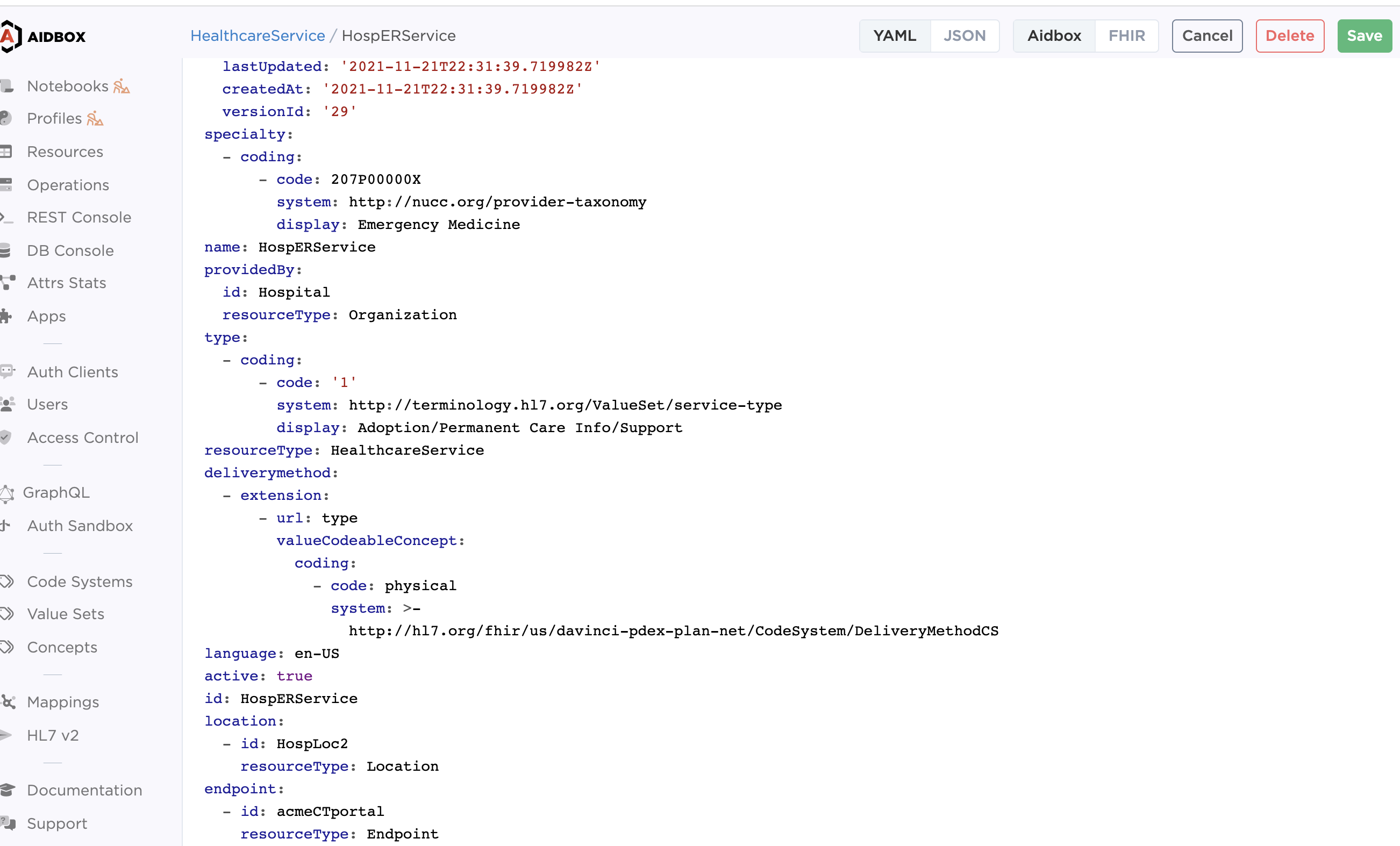 [BUG] Cannot update HealthcareService resource · Issue #447 · Aidbox/Issues · GitHub