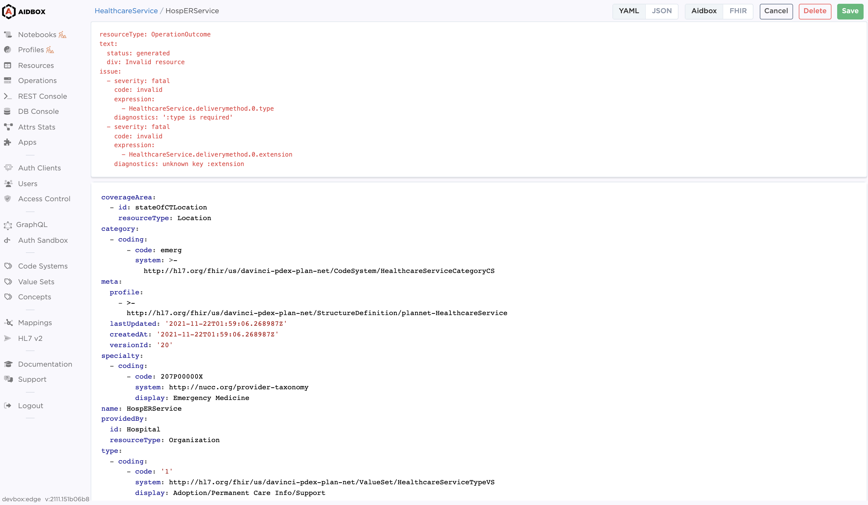 [BUG] Cannot update HealthcareService resource · Issue #447 · Aidbox/Issues · GitHub
