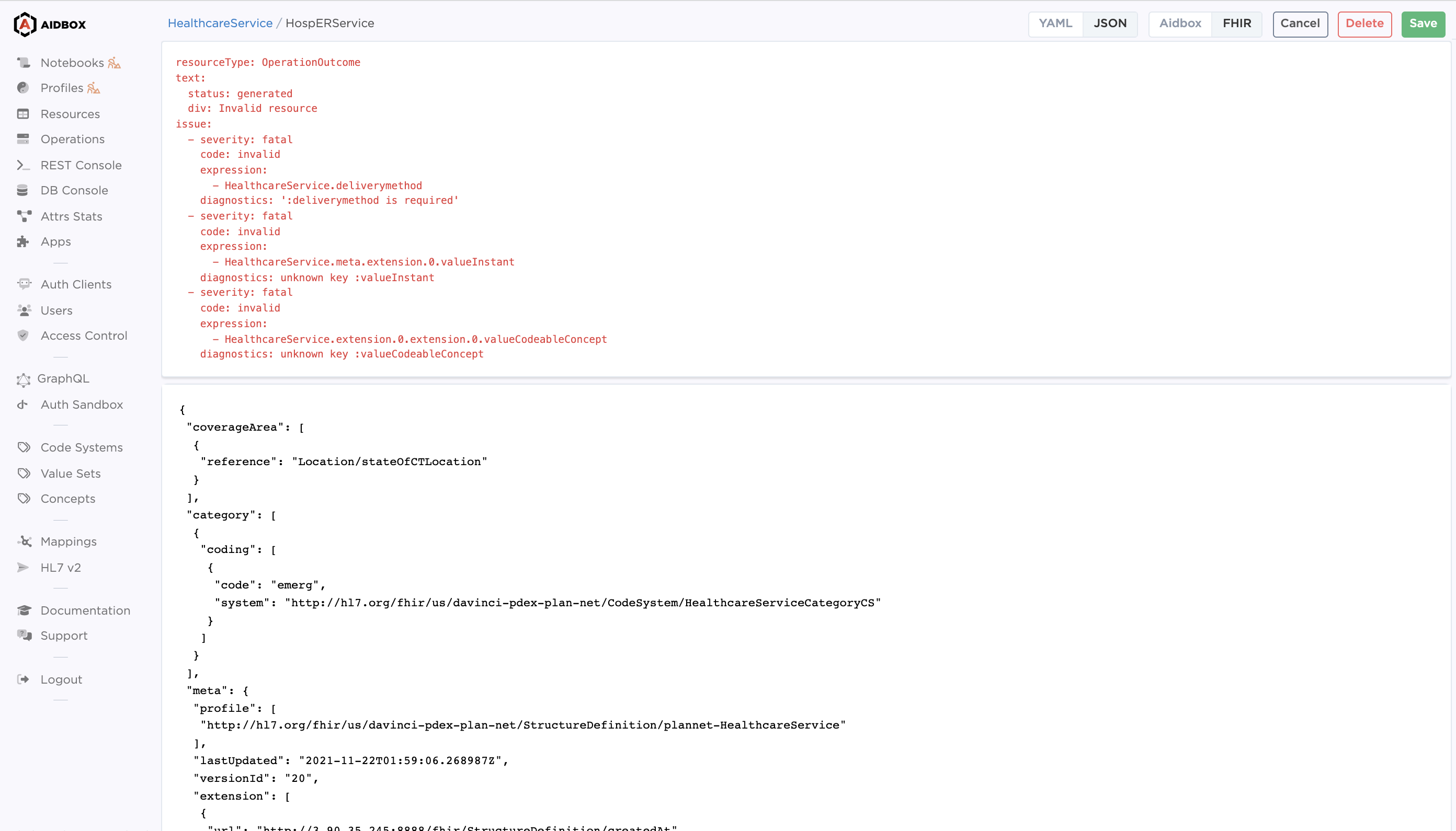 [BUG] Cannot update HealthcareService resource · Issue #447 · Aidbox/Issues · GitHub