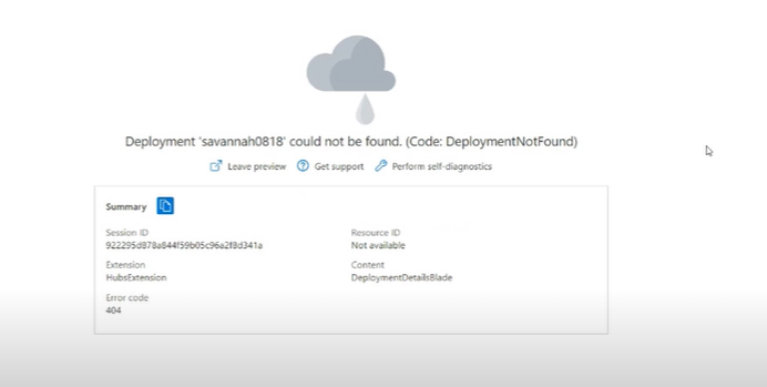 [Issue] Link to portal progress on `azd provision` yields "could not be found" · Issue #490 ...