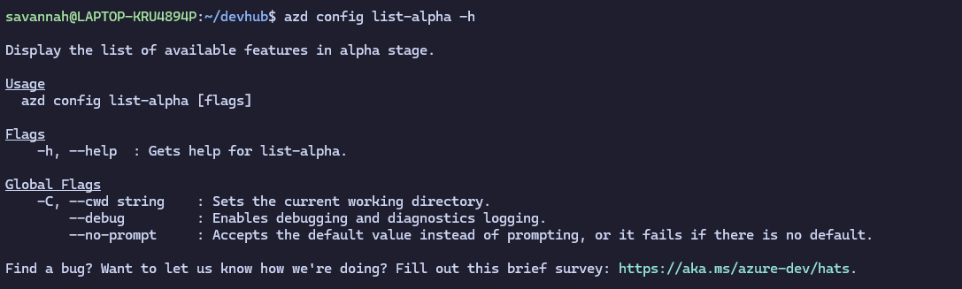 Add Help Text To Explain How To Enable Alpha Features · Issue 2175 · Azureazure Dev · Github 