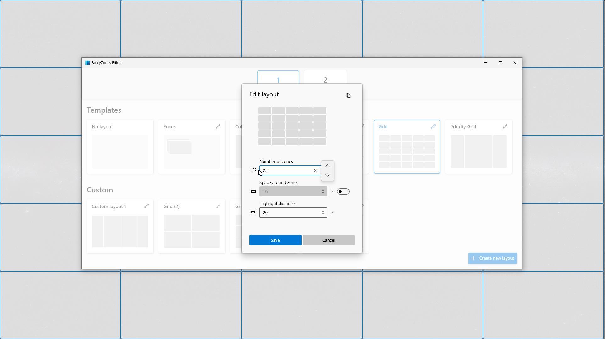 Bring back the ability to create a grid by specifying the number of ...