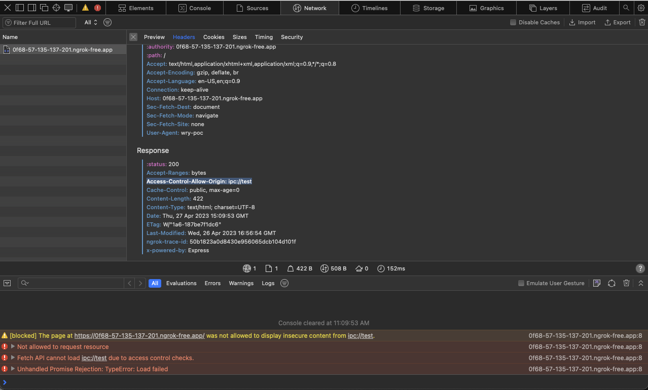 Custom protocol not working on Mac OS X · Issue #946 · tauri-apps/wry · GitHub