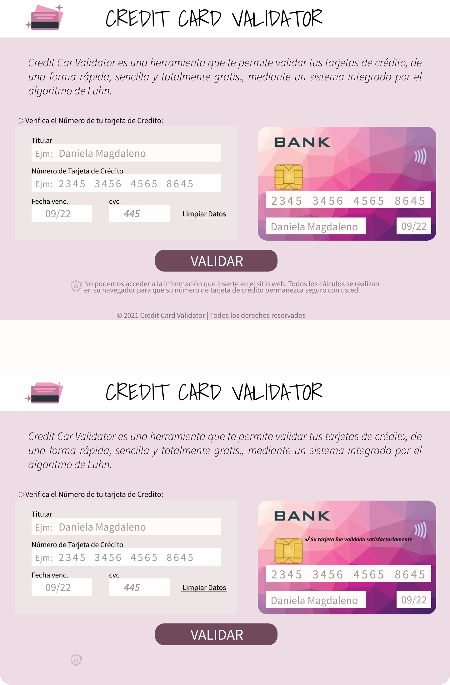 GitHub - Naimerith/LIM016-card-validation: Card Validator es una ...